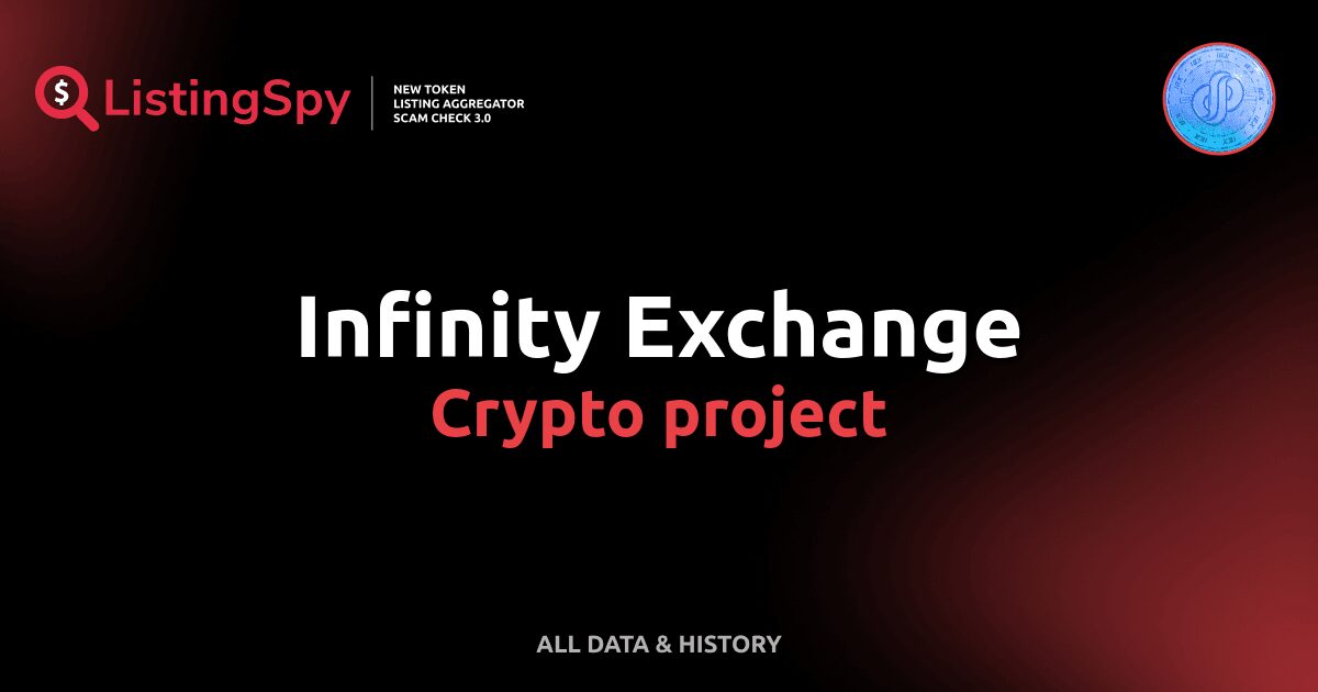 Infinity Exchange crypto project info: IEX listings, events, charts, community, analysis ...