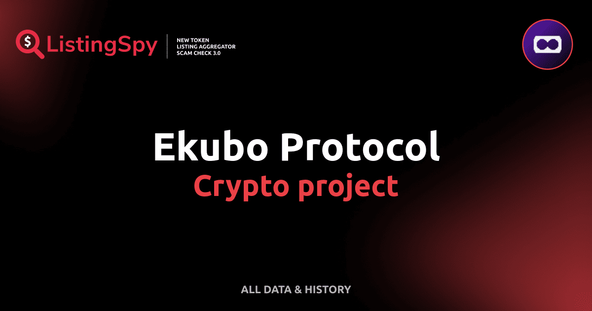 Ekubo Protocol crypto project info: EKUBO listings, events, charts ...