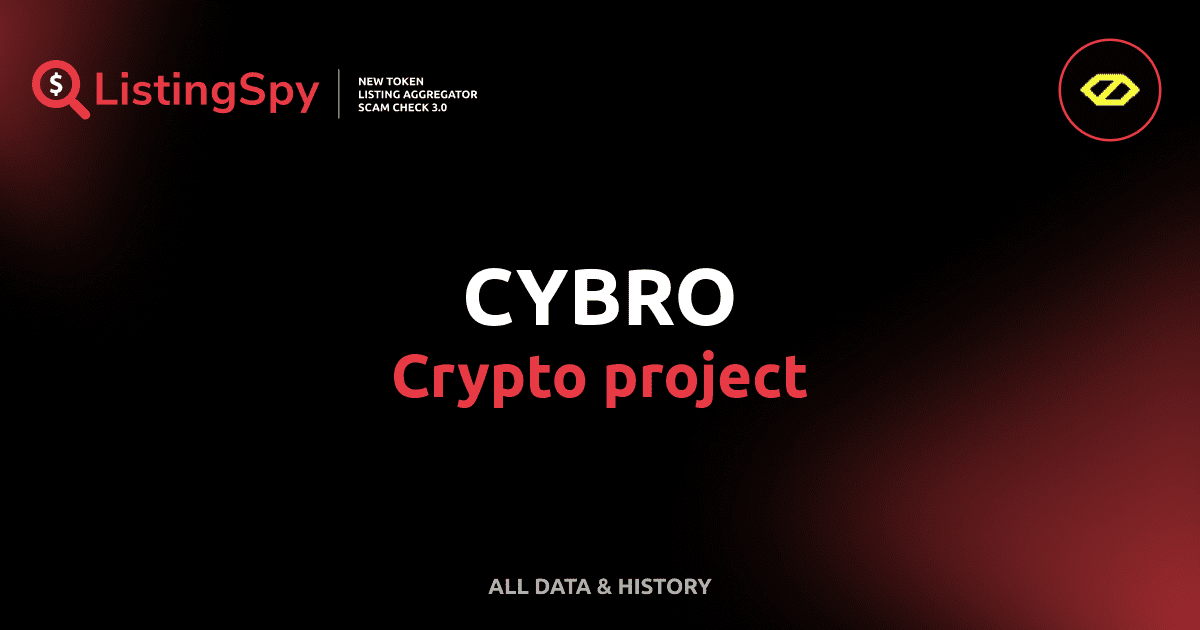 CYBRO crypto project info: CYBRO listings, events, charts, community ...