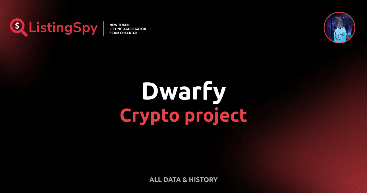 Dwarfy crypto project on ListingSpy | ListingSpy