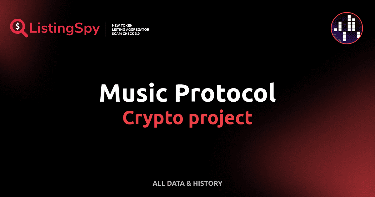 Music Protocol crypto project on ListingSpy | ListingSpy