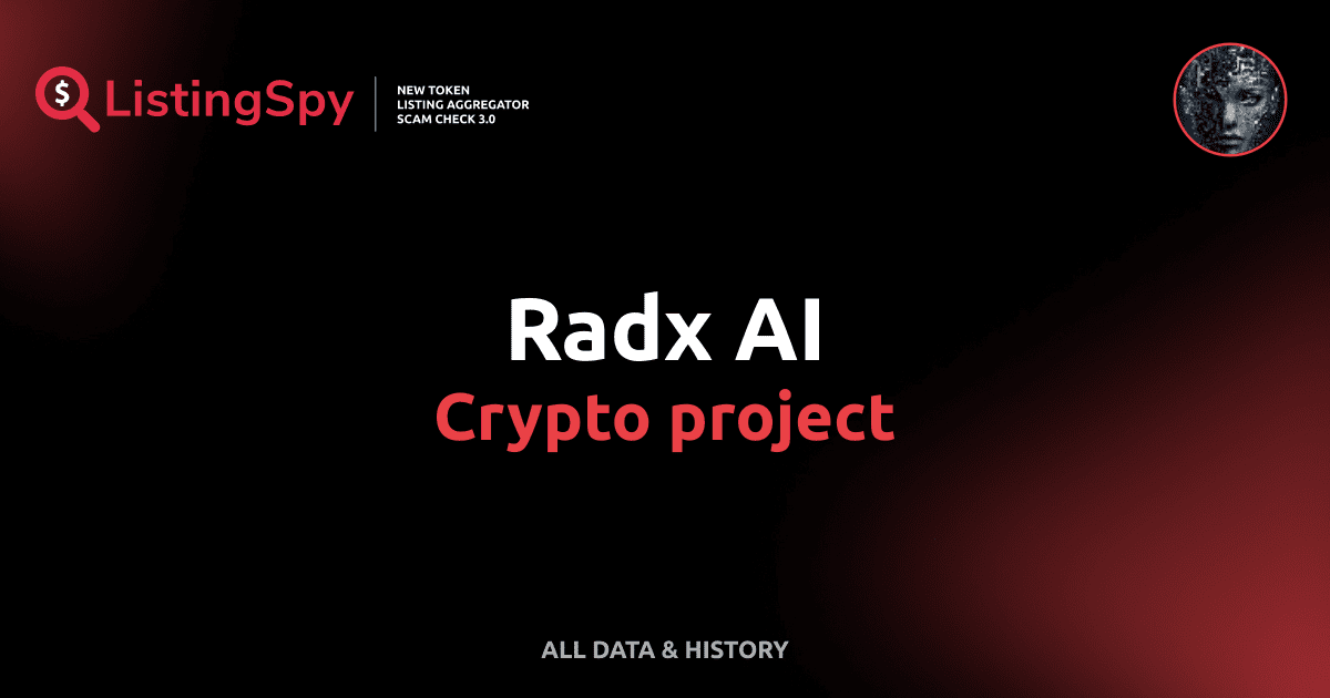 Radx AI crypto project on ListingSpy | ListingSpy