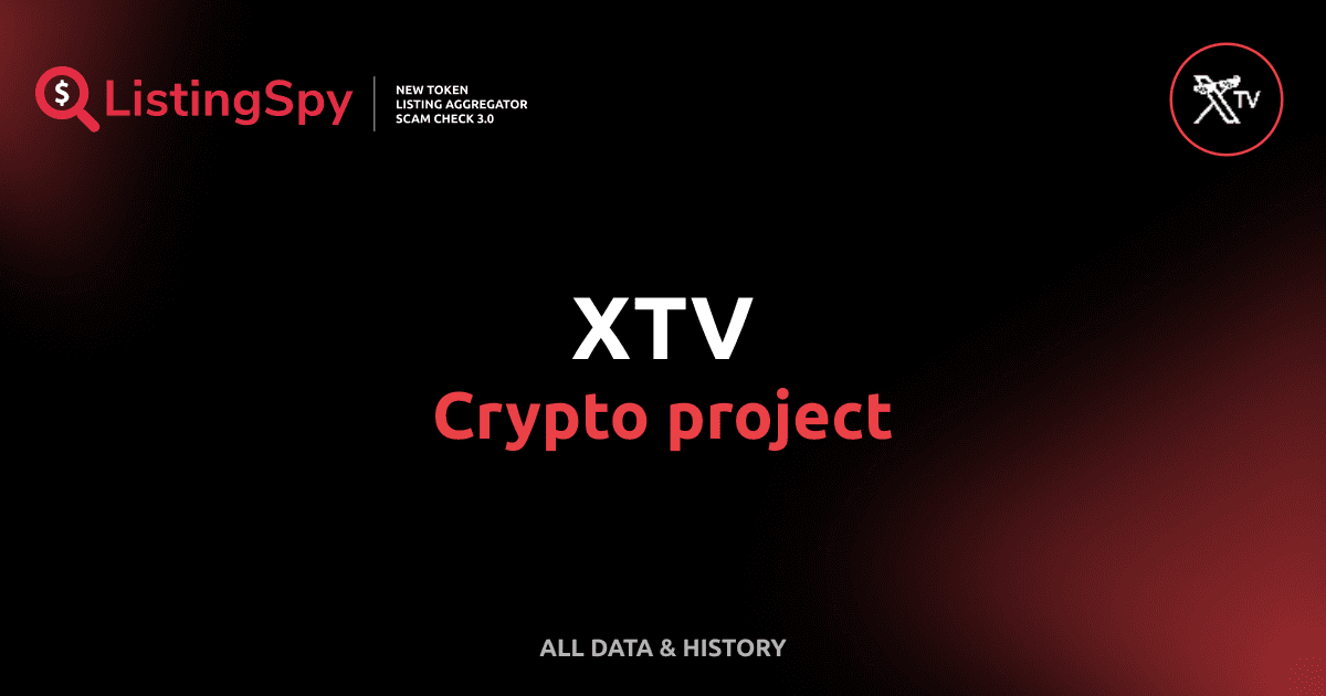 XTV crypto project on ListingSpy | ListingSpy
