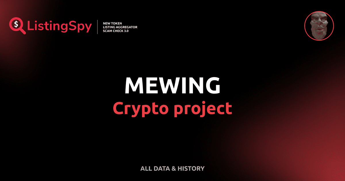 MEWING crypto project on ListingSpy | ListingSpy