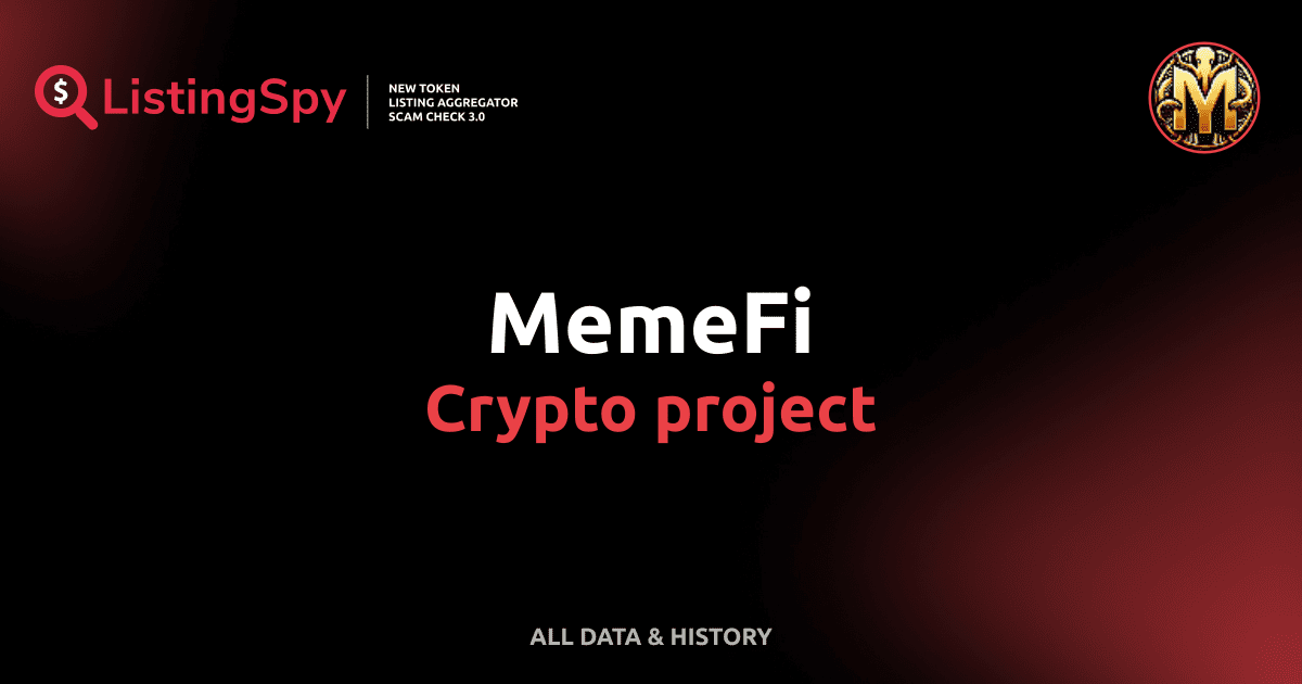 MemeFi crypto project on ListingSpy | ListingSpy