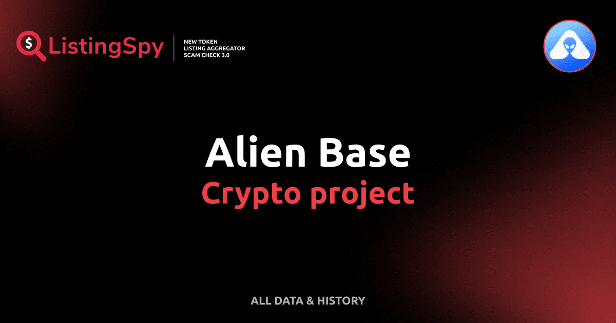 Alien Base crypto project on ListingSpy | ListingSpy