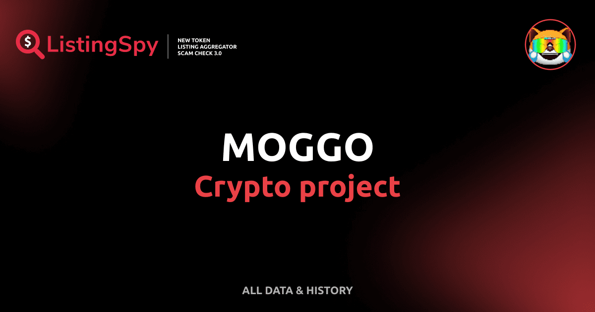 MOGGO crypto project on ListingSpy | ListingSpy