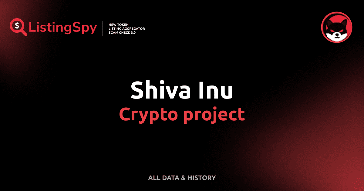 Shiva Inu crypto project on ListingSpy | ListingSpy