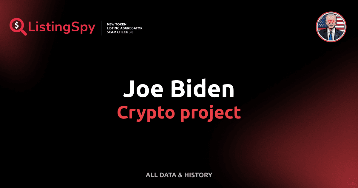 Joe Biden crypto project on ListingSpy | ListingSpy