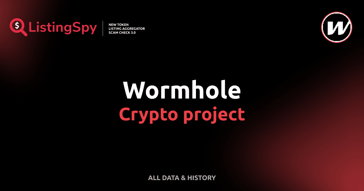 Wormhole crypto project on ListingSpy | ListingSpy