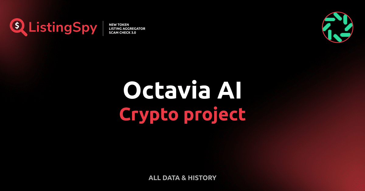 Octavia AI crypto project on ListingSpy | ListingSpy