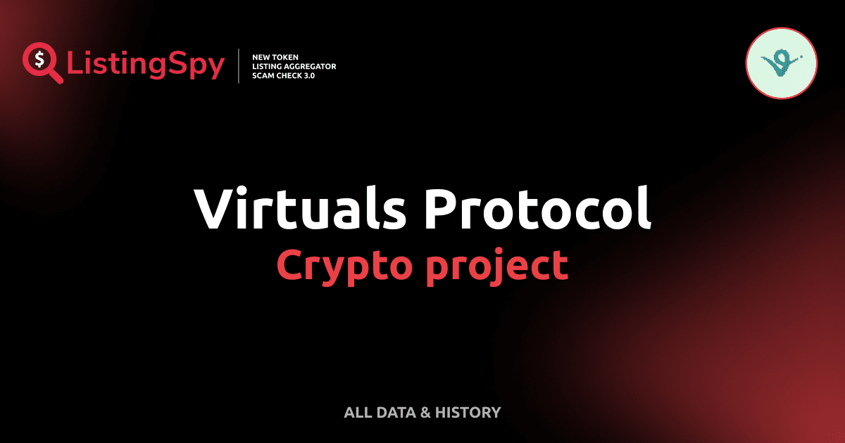 Virtuals Protocol crypto project on ListingSpy | ListingSpy