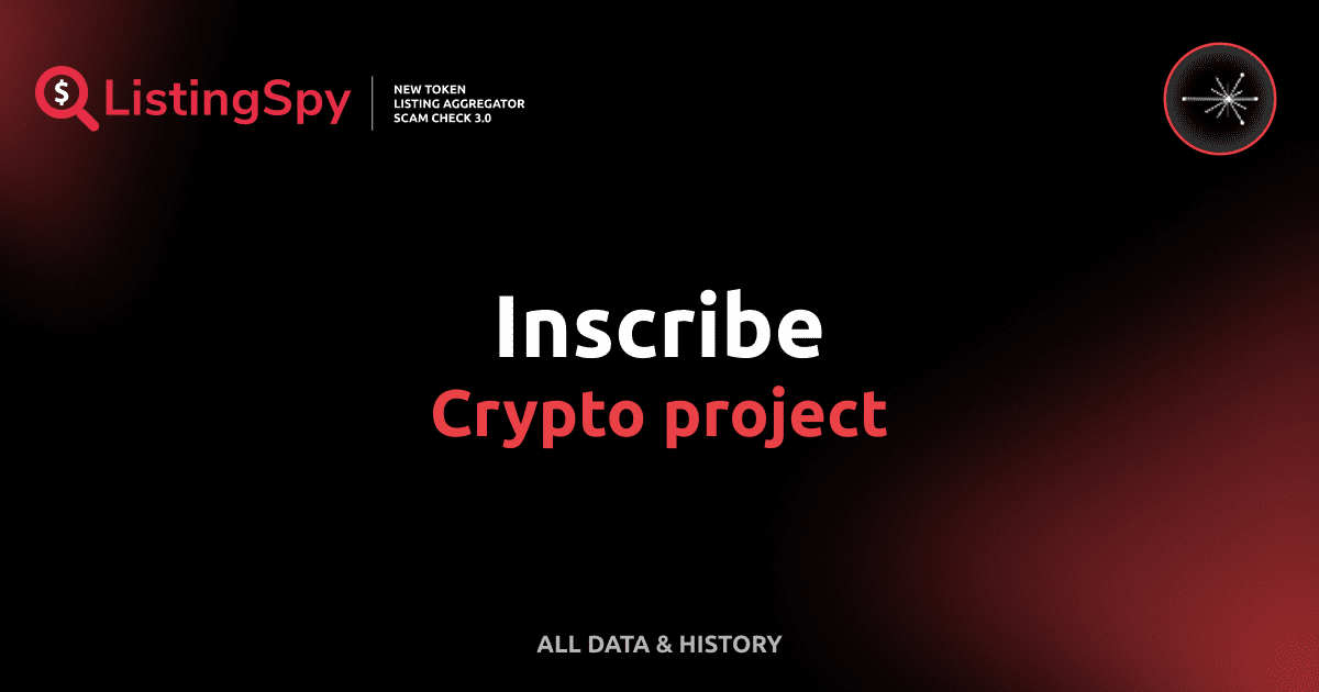 Inscribe crypto project on ListingSpy | ListingSpy