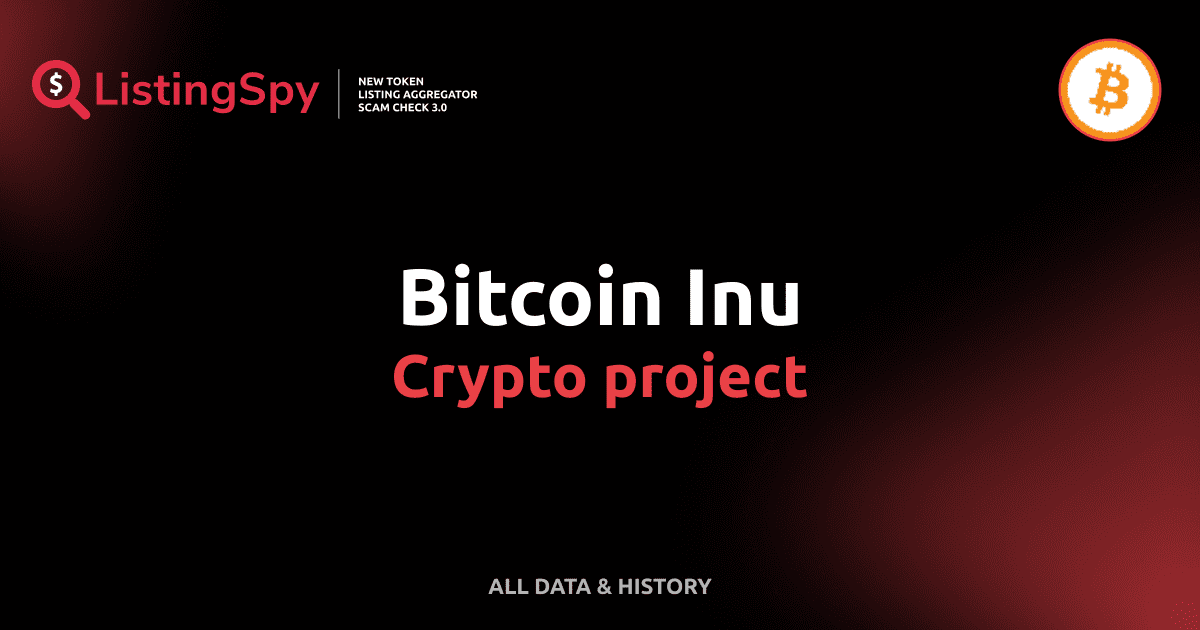 Bitcoin Inu crypto project on ListingSpy | ListingSpy