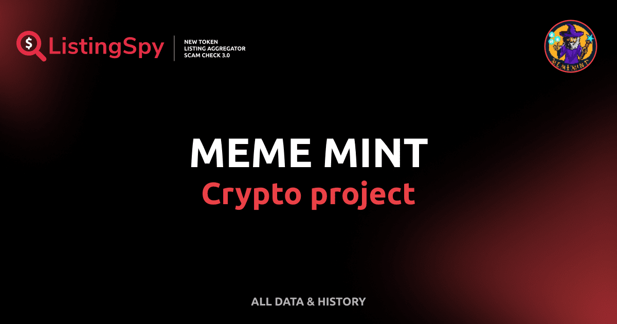 MEME MINT crypto project on ListingSpy | ListingSpy
