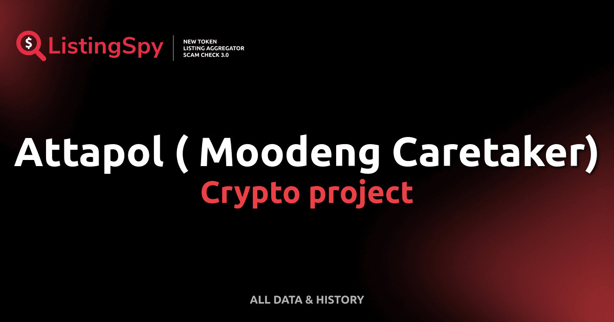 Attapol ( Moodeng Caretaker) crypto project info: PBENZ listings, events, charts, community ...