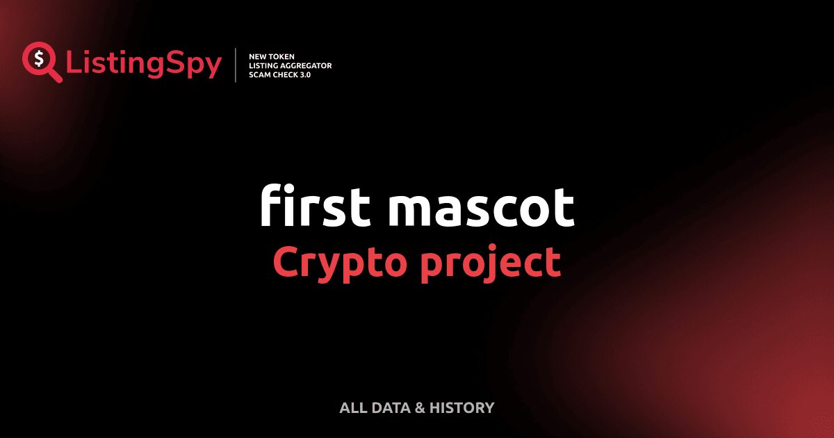 first mascot crypto project info: MANEKI listings, events, charts ...