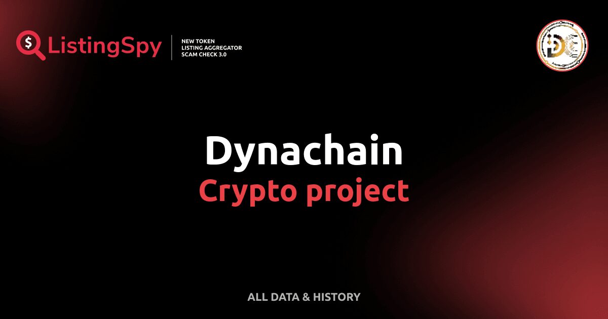 Dynachain crypto project info: DYNA listings, events, charts, community ...
