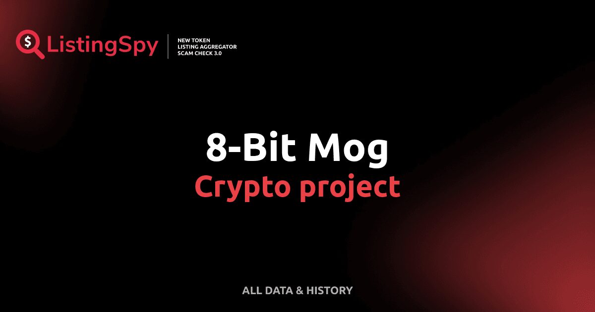 8-Bit Mog crypto project info: BITMOG listings, events, charts, community, analysis | ListingSpy