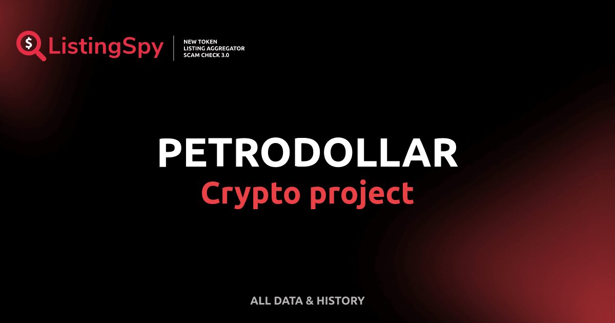 PETRODOLLAR crypto project info: OIL listings, events, charts ...