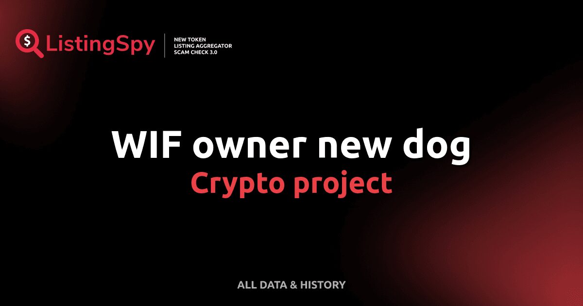 WIF owner new dog crypto project: DOKU token listings, events, analysis ...