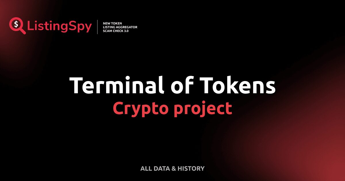 Terminal of Tokens crypto project: ECHO token listings, events ...