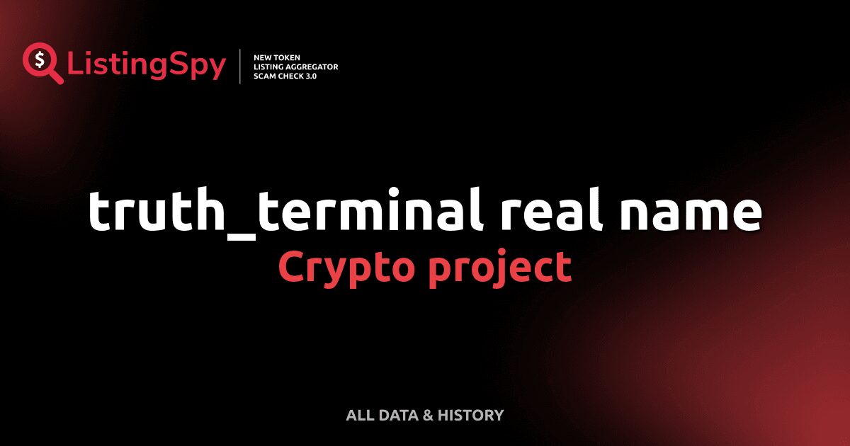 truth_terminal real name crypto project: ANDY-70B token listings ...