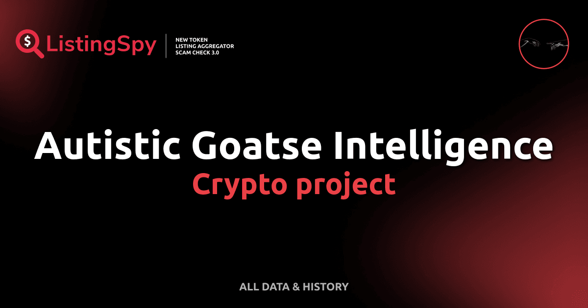 Autistic Goatse Intelligence crypto project: AGI token listings, events ...