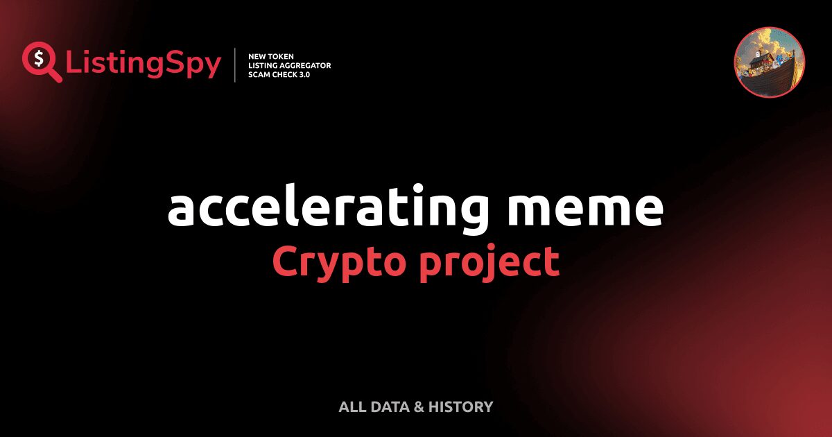 accelerating meme crypto project: ACC/MEME token listings, events ...