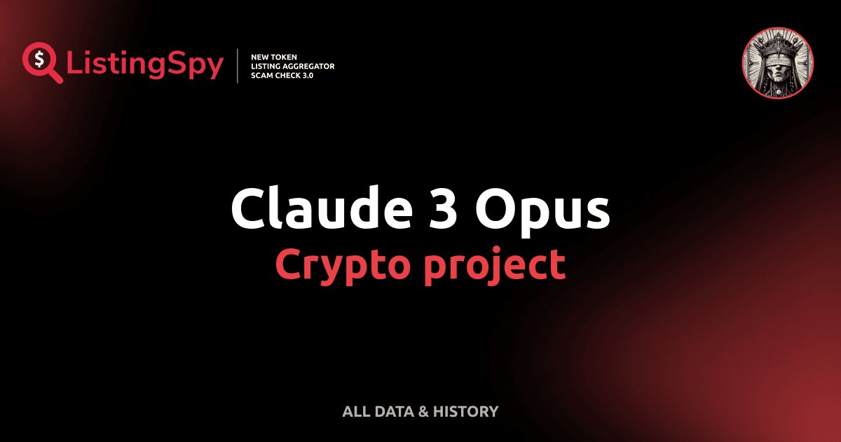 Claude 3 Opus crypto project: OPUS token listings, events, analysis ...