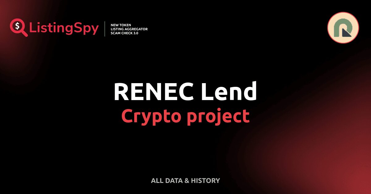 RENEC Lend crypto project: REL token listings, events, analysis ...
