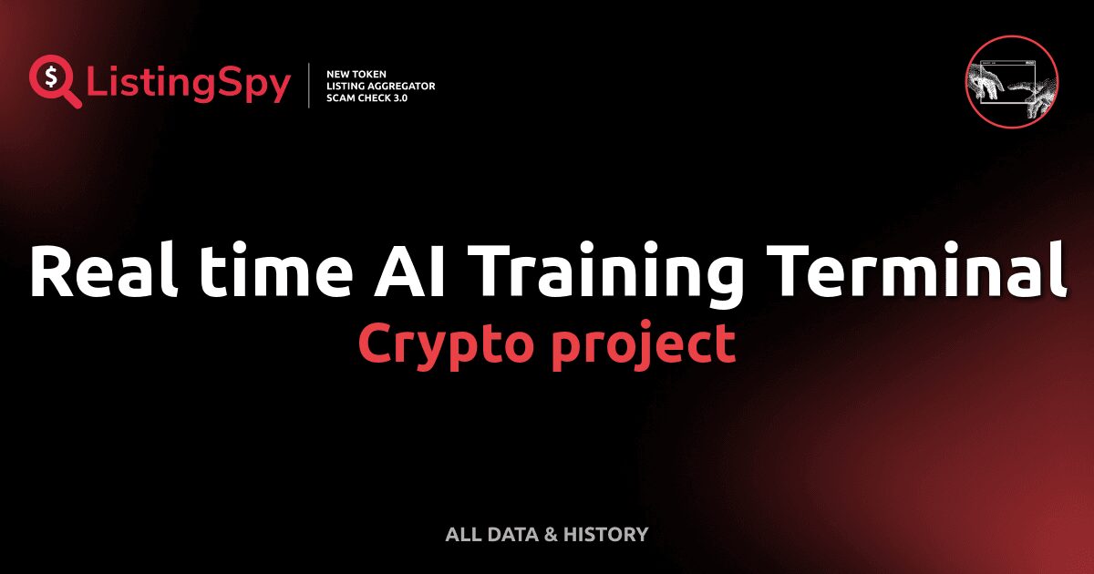 Real time AI Training Terminal crypto project: NEURA token listings ...