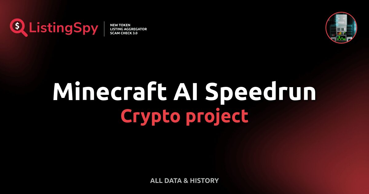 Minecraft AI Speedrun crypto project: AUTO CLEF token listings, events ...