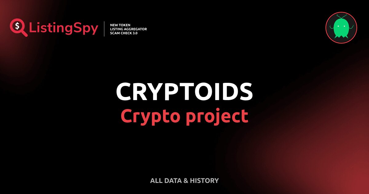 CRYPTOIDS crypto project: CRYPTOIDS token listings, events, analysis ...