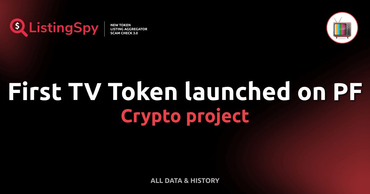 First TV Token launched on PF crypto project: TV token listings, events ...
