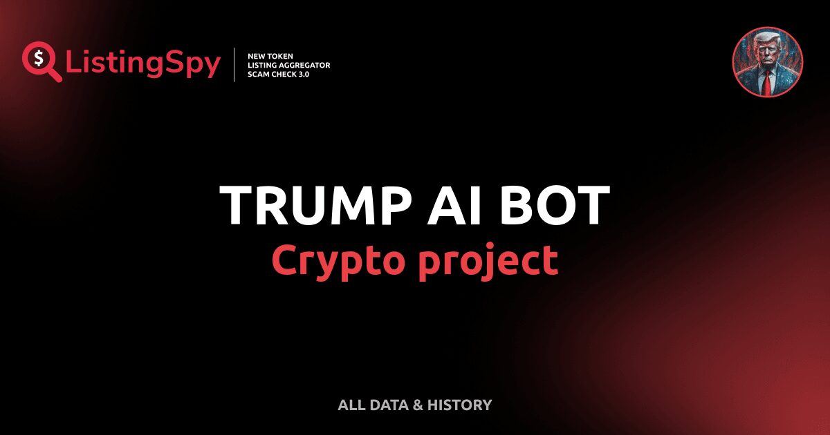 TRUMP AI BOT crypto project: MAGAI token listings, events, analysis | ListingSpy