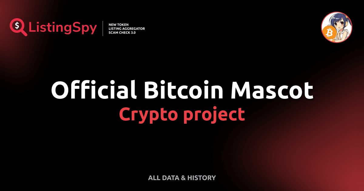 Official Bitcoin Mascot crypto project: BTC-CHAN token listings, events ...