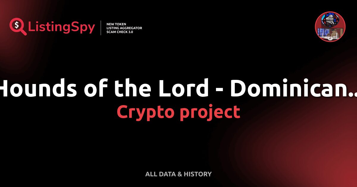 Hounds of the Lord - Dominican... crypto project: DDOG token listings ...