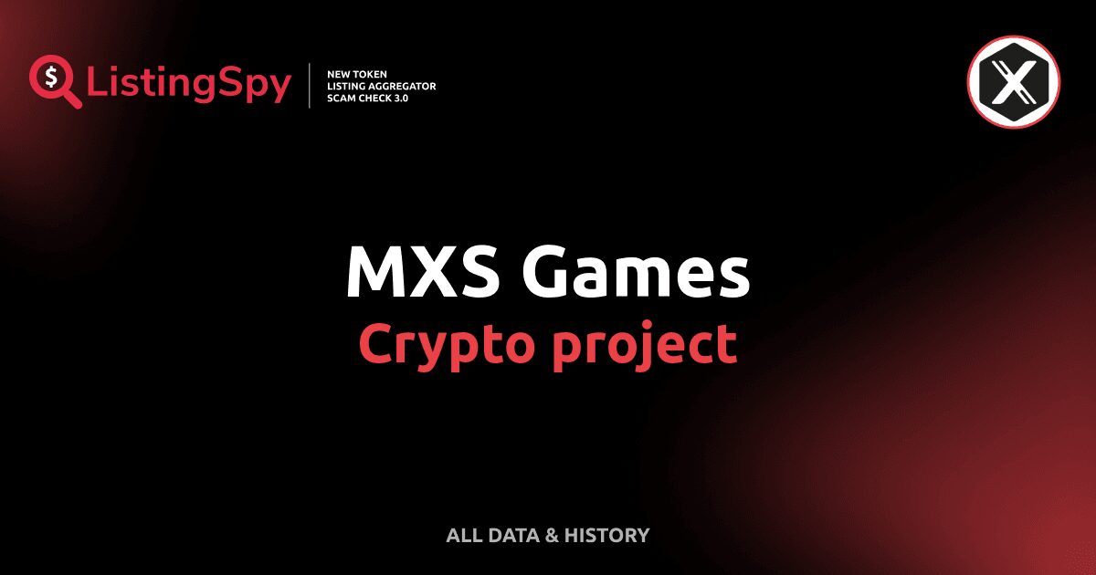 MXS Games crypto project: XSEED token listings, events, analysis ...