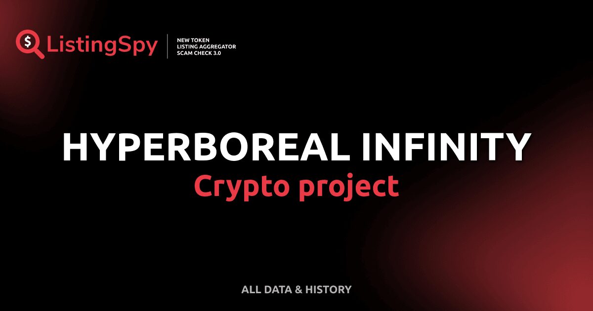 HYPERBOREAL INFINITY crypto project: HYPR∞ token listings, events ...