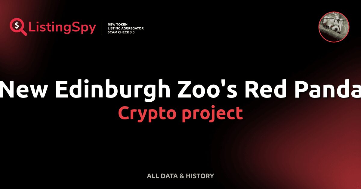 New Edinburgh Zoo's Red Panda crypto project: PRIYA token listings ...