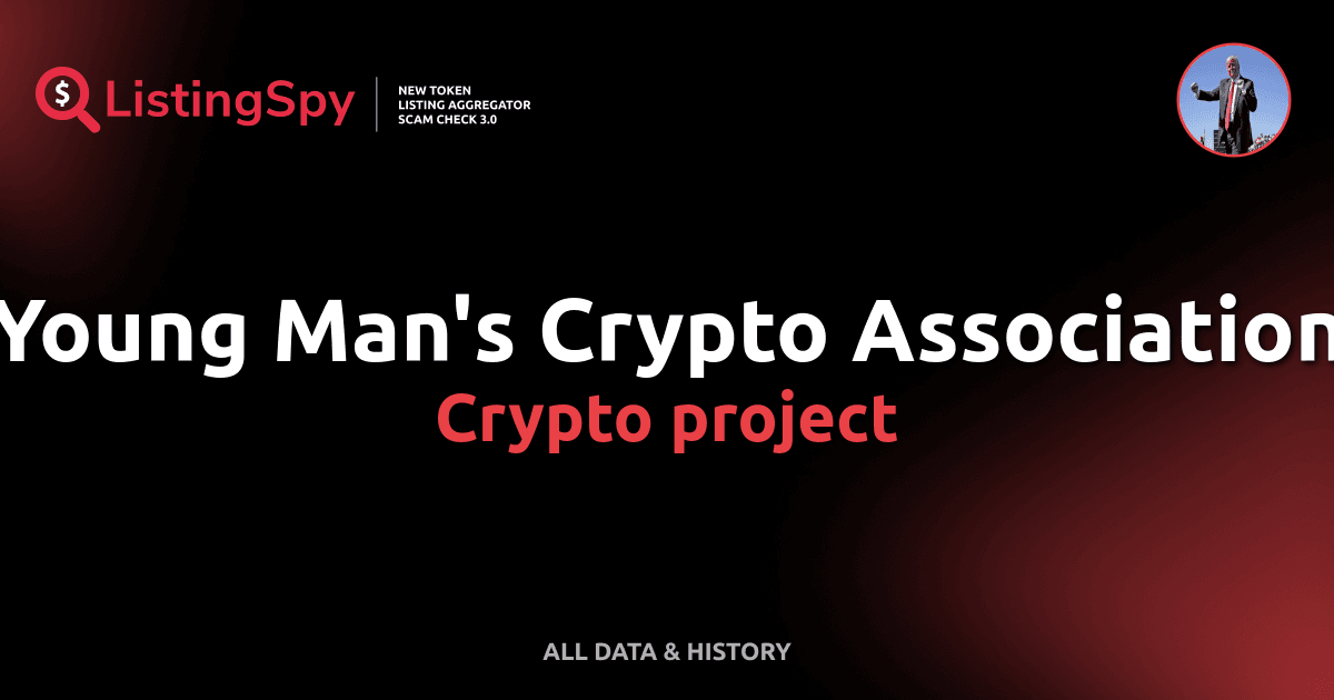 Young Man's Crypto Association crypto project: YMCA token listings ...