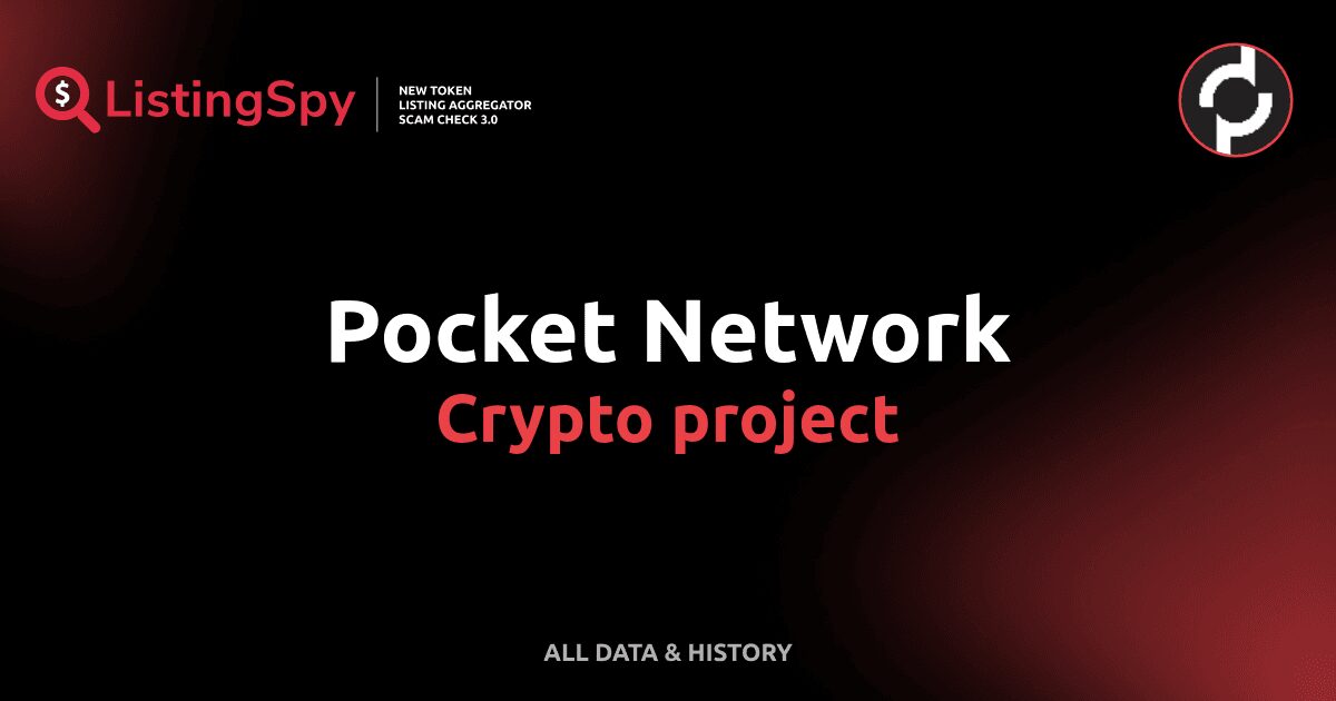 Pocket Network crypto project: POKT token listings, events, analysis ...