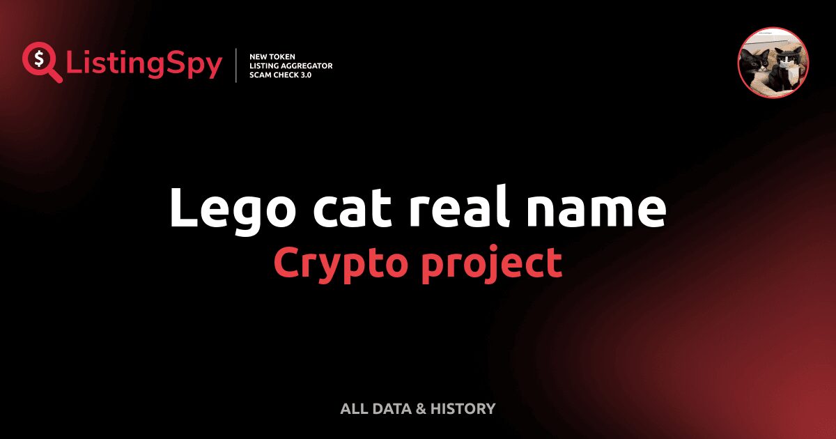 Lego cat real name crypto project: GGAMI token listings, events ...