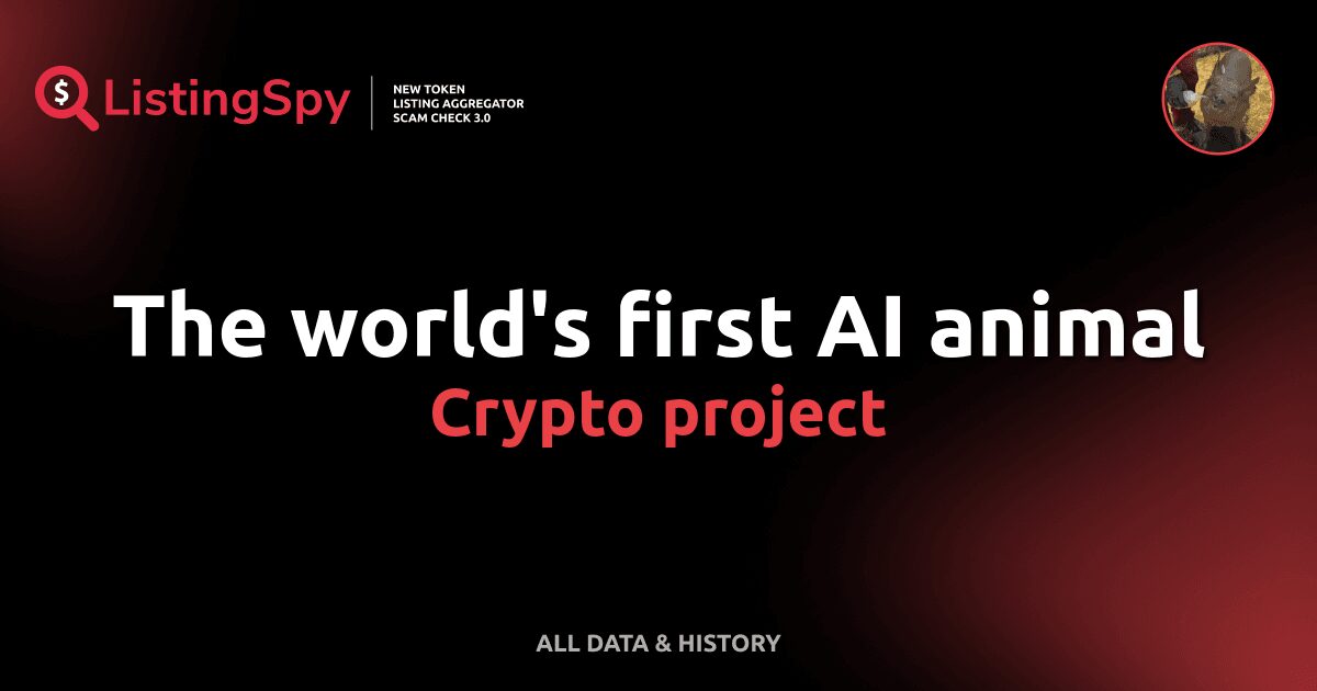 The world's first AI animal crypto project: Gertrude token listings ...