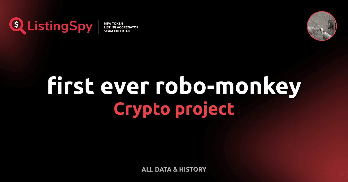 first ever robo-monkey crypto project: Belly token listings, events ...