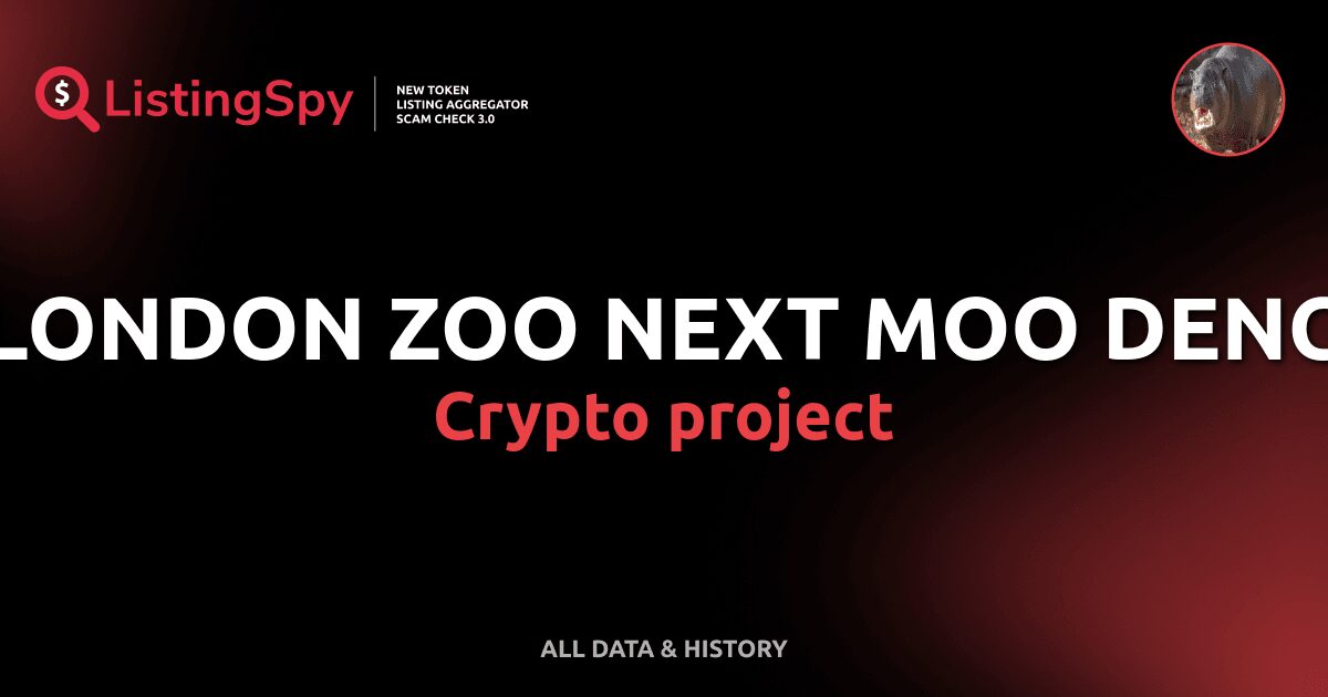 LONDON ZOO NEXT MOO DENG crypto project: AMARA token listings, events ...