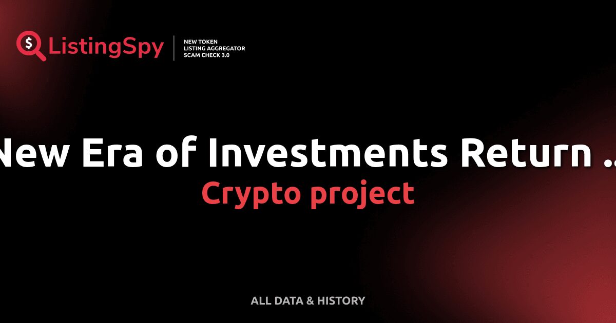 New Era of Investments Return ... crypto project: NEIRO token listings ...