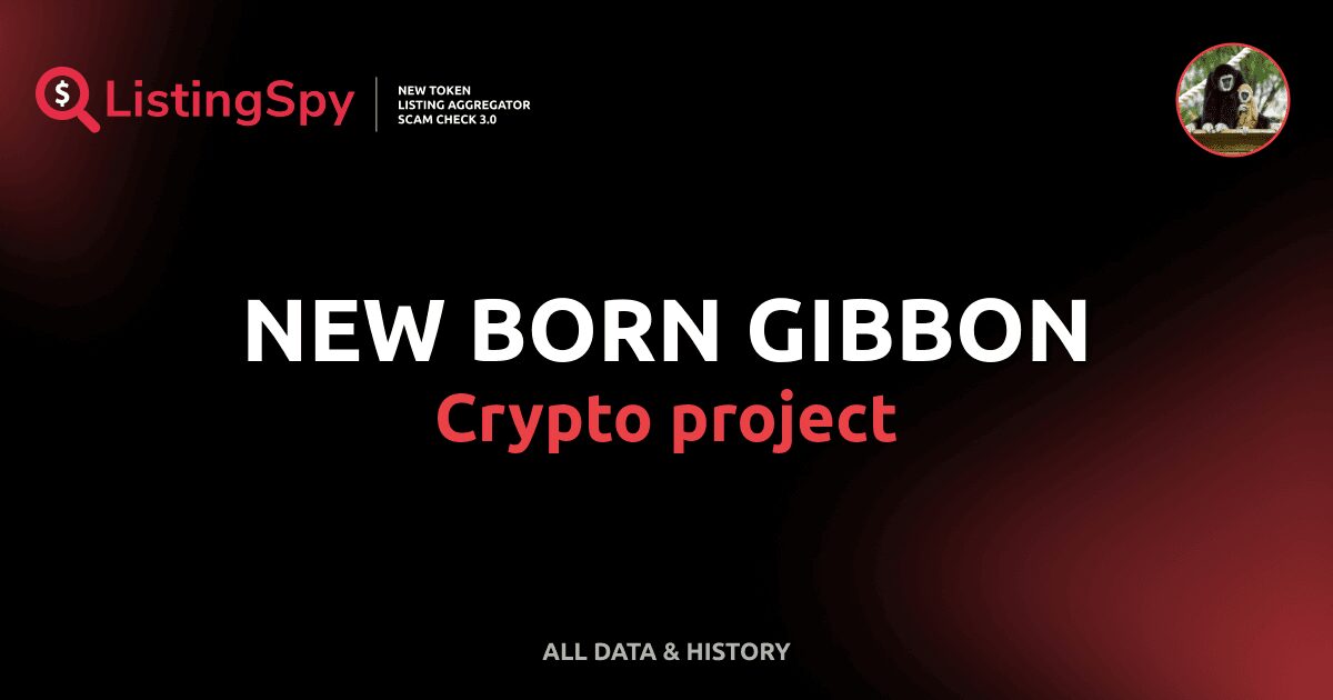 NEW BORN GIBBON crypto project: CADBURY token listings, events ...