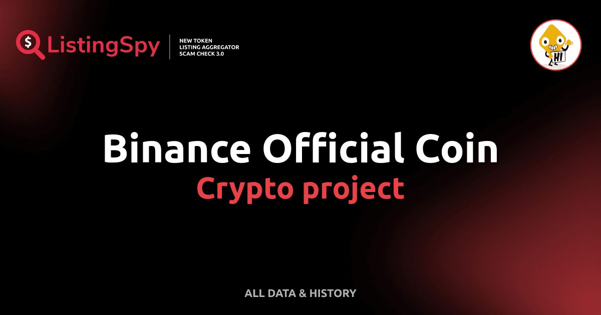 Binance Official Coin crypto project: BIBI token listings, events ...